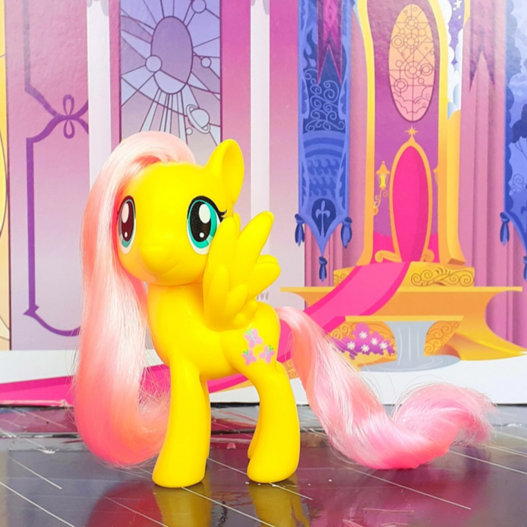 Boneca My little pony - Fluttershy - Reboot movie - 8cm - Original Hasbro | Shopee Brasil