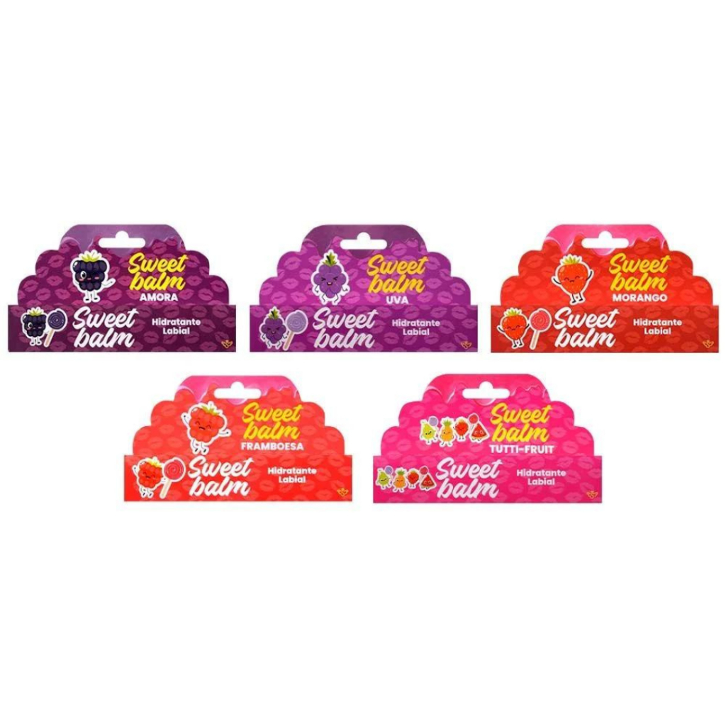 Sweet Balm Hidratante Labial 10G Sabores | Shopee Brasil