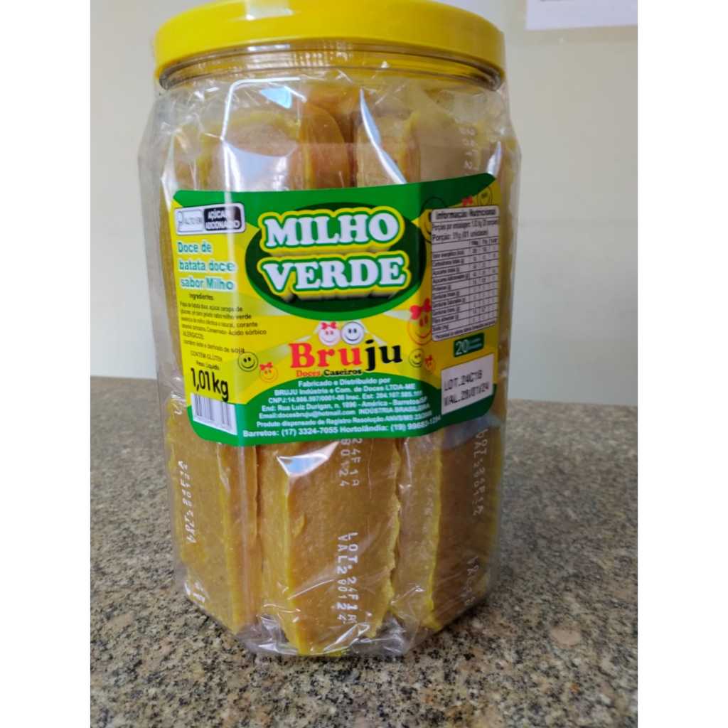 POTE DE DOCE DE MILHO VERDE | Shopee Brasil