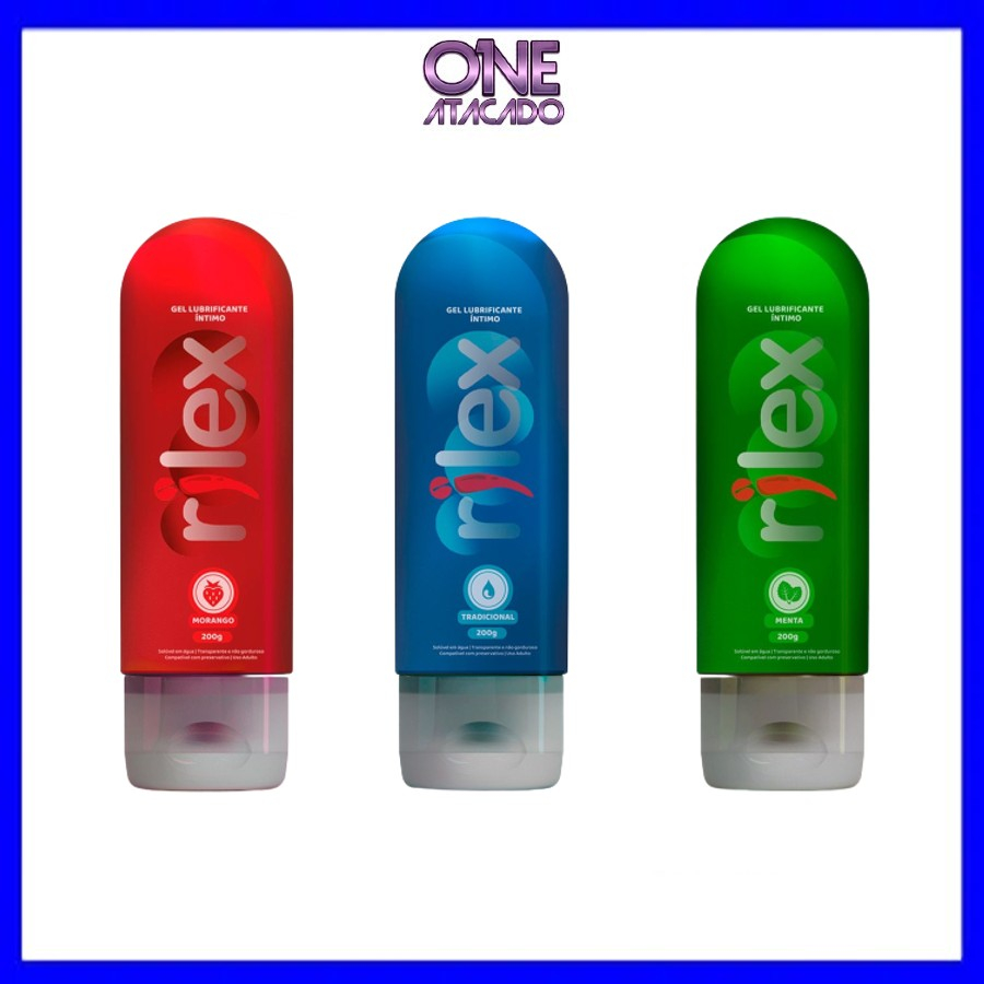 Gel Lubrificante Intimo Rilex 200g - Escolha o Seu | Shopee Brasil