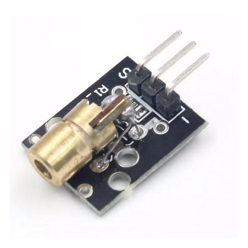 Módulo Laser Diodo Vermelho 5v 650nm 6 Mm Ky-008 Arduino | Shopee Brasil