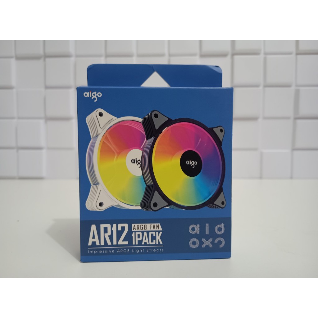 Cooler Aigo AR12 DARKFLASH 120MM, ARGB, PRETO, PRO-SINGLE - Melhora o Preço