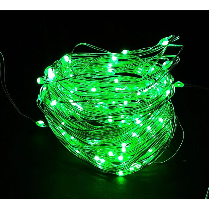 50 Fio de led fio fada 3m 30 leds verde | Shopee Brasil