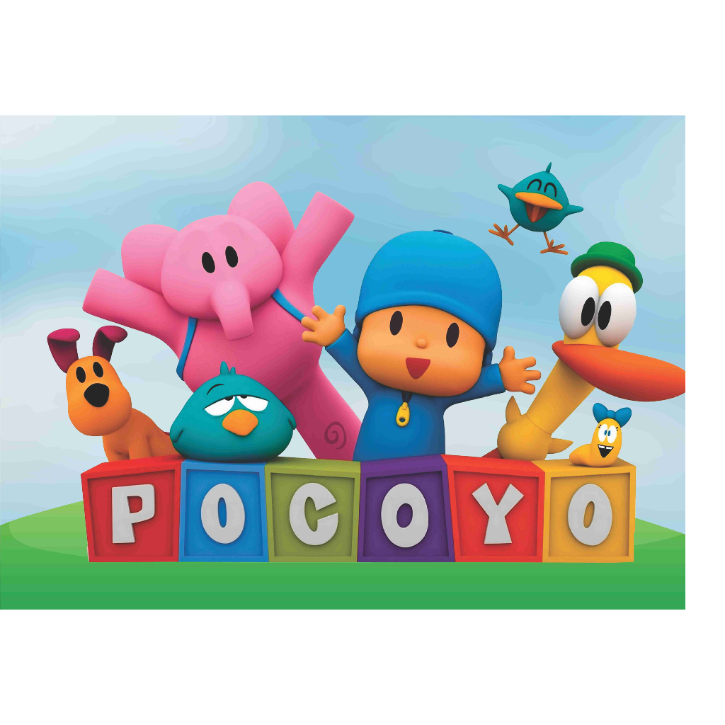 Painel Banner Pocoyo Em Lona 2,50mX1,50m | Shopee Brasil