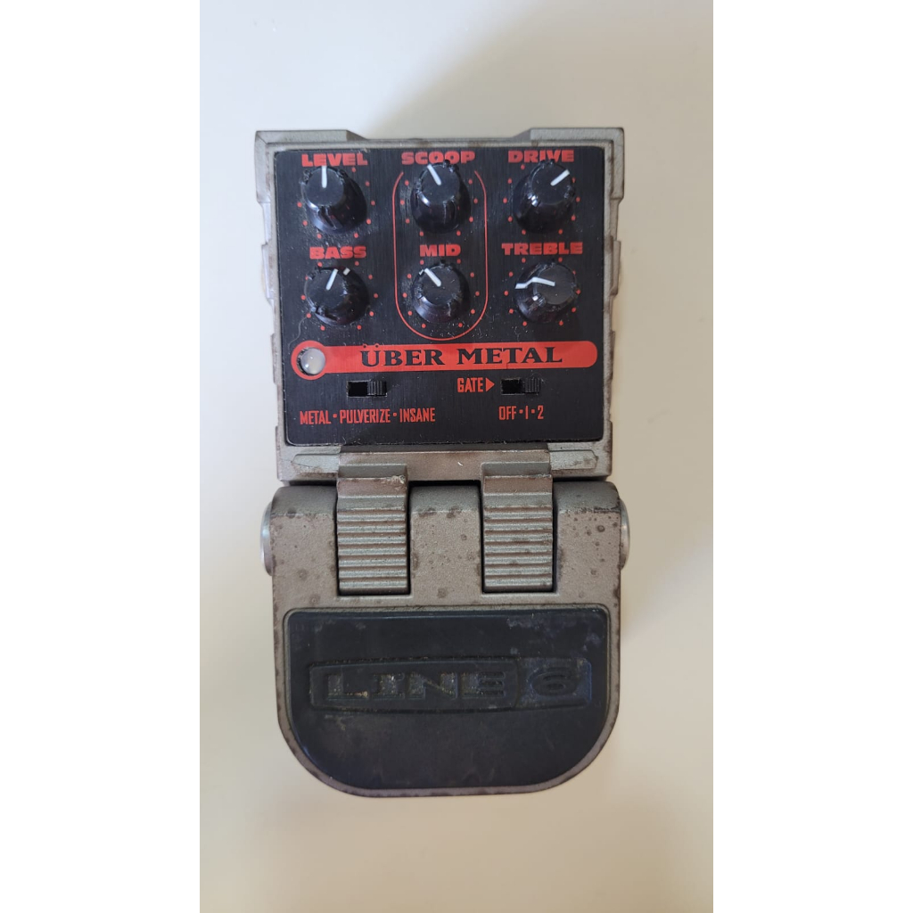 Pedal Line 6 Uber Metal ToneCore Metal Distortion | Shopee Brasil