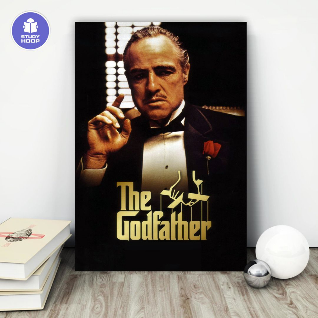Placa Quadro Decorativo O poderoso chefão I primeiro poster | Shopee Brasil