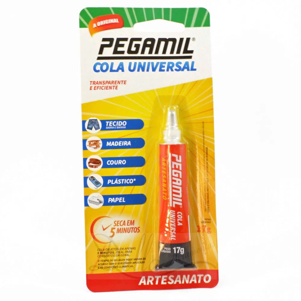 Pegamil Cola Universal para Artesanato - 17g | Shopee Brasil