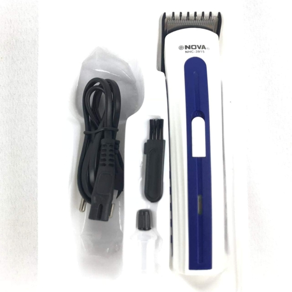 Maquina Barbeador Nova NHC-3780 azul 110V/220V | Shopee Brasil