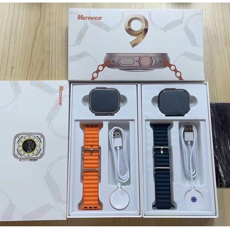 Smartwatch Original U9 Ultra Série 9 Bússola 49mm NFC GPS Masculino ...