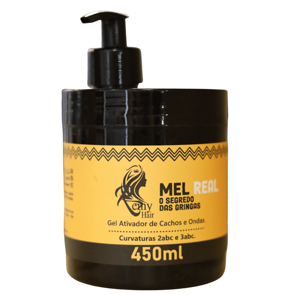 Gel Mel Real Ativador De Cachos Ondas Reiny Cosméticos 450ml | Shopee ...