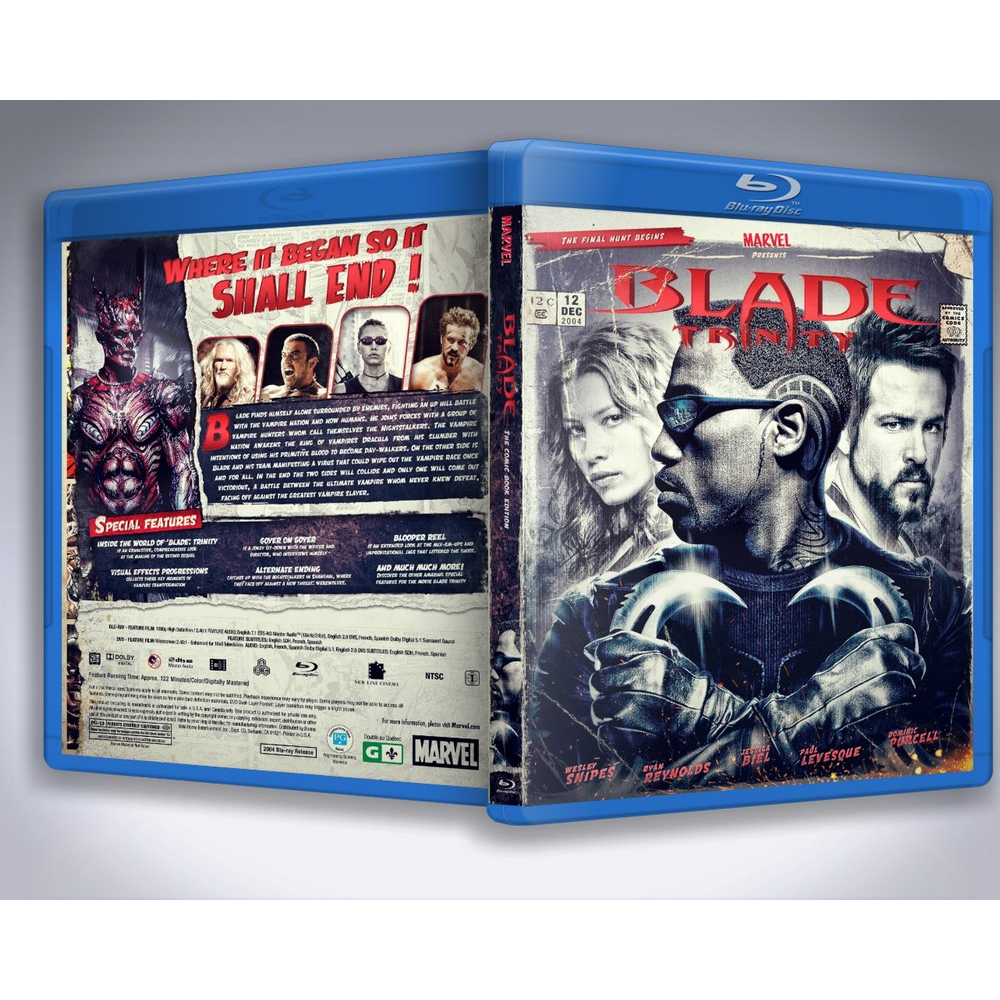 Blu-ray: Blade - Trinity Versão Extendida [PERSONALIZADO] | Shopee Brasil