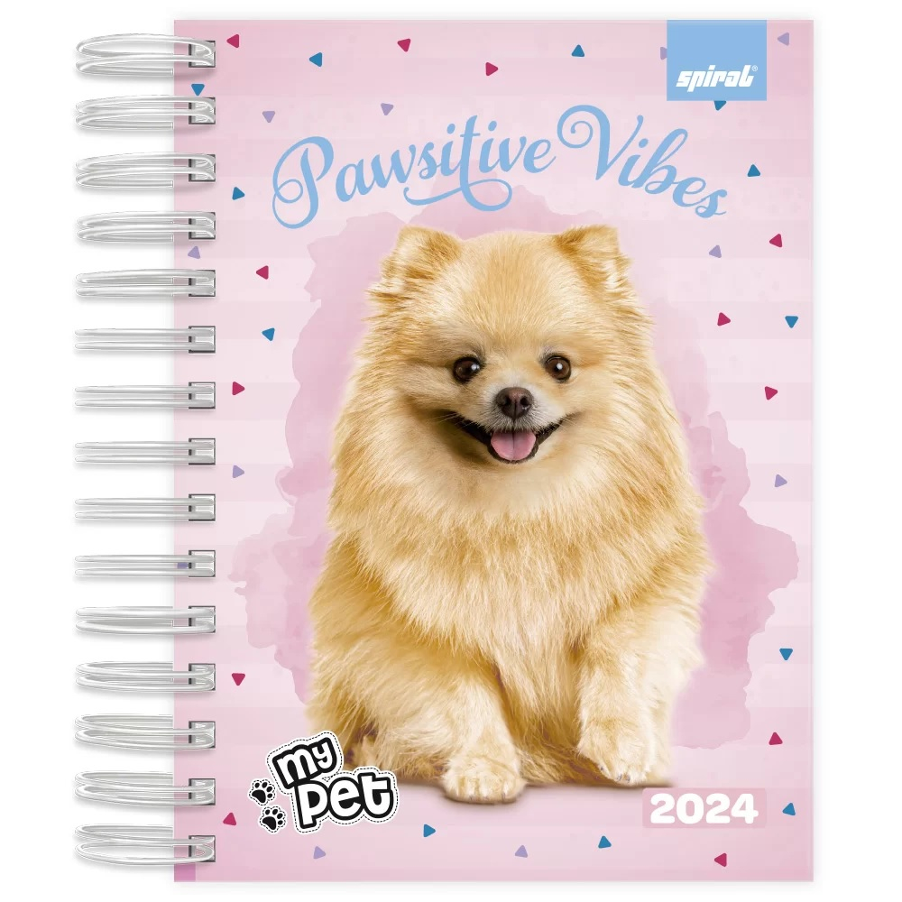 Agenda 2024 Diaria My Pet Cachorro 13,6cm X 19cm | Shopee Brasil