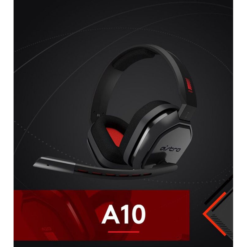 Headset Gamer Astro A10 para PS4, PC, MAC Preto/Vermelho | Shopee Brasil