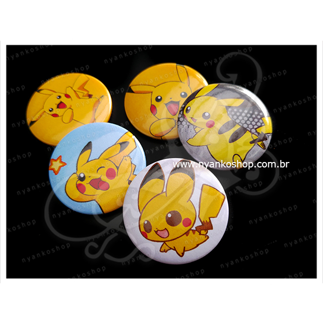 Broche Bottons de Games e Anime Pokémon | Shopee Brasil