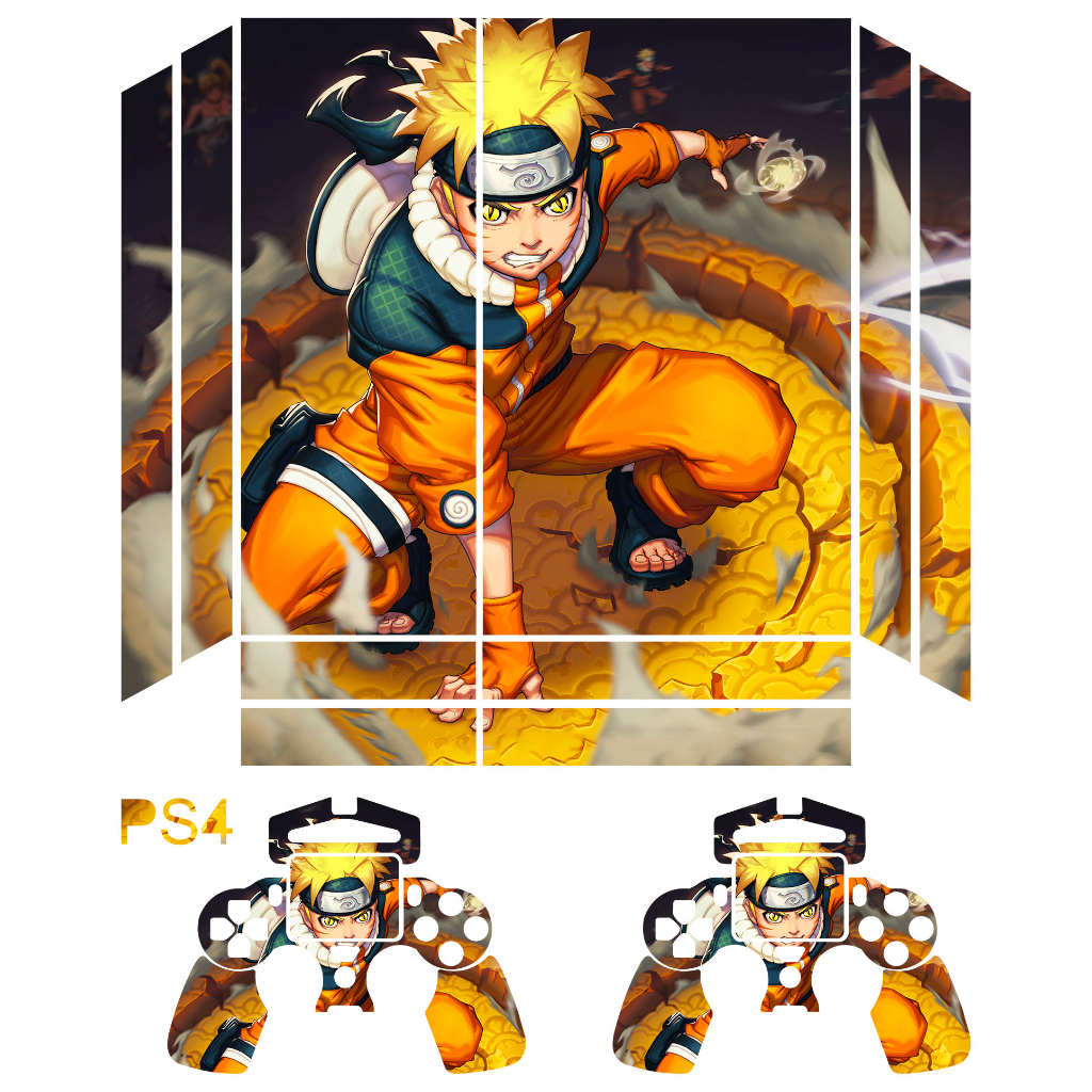 Skin para console Playstation 4 - PS4 Fat - Naruto | Shopee Brasil