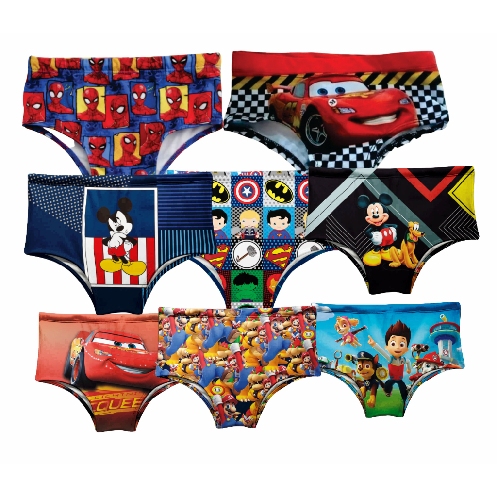 Sunga infantil menino praia e piscina lindas estampas | Shopee Brasil