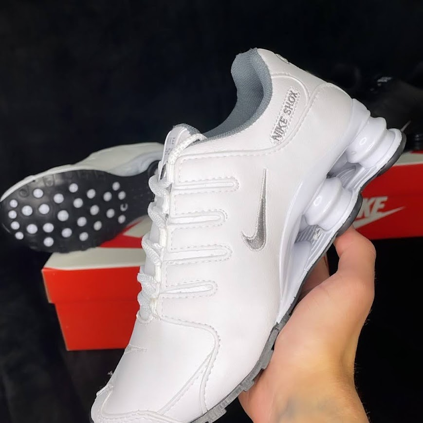 Tênis Nike Shox 4 Molas NZ - Branco - Primeira linha masculino e ...