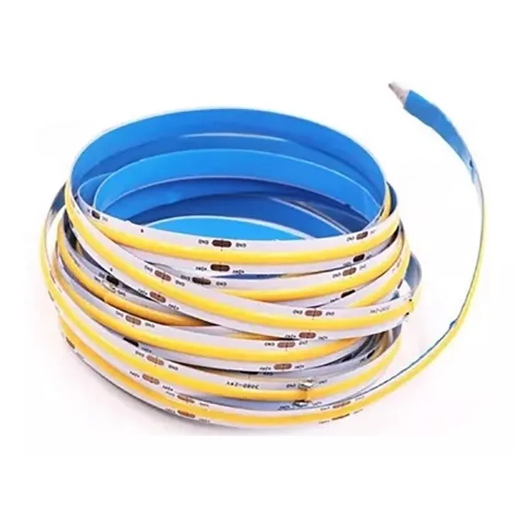 Fita Led Cob 3000k 4000K 6000K 5mts 8mm 252led/320led/480led/M 12v Ip20 Para Perfil | Shopee Brasil