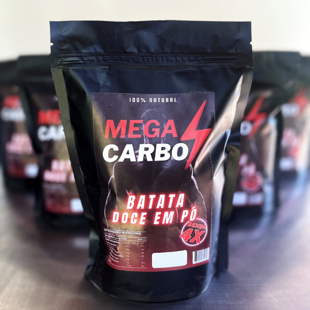 Batata Doce em pó Mega Carbo- Hiper calórico - Massa muscular ...