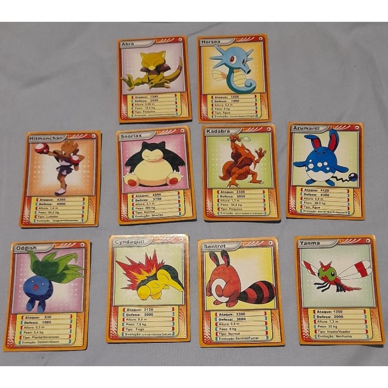 10 Cards Pokémon Selecionados | Shopee Brasil