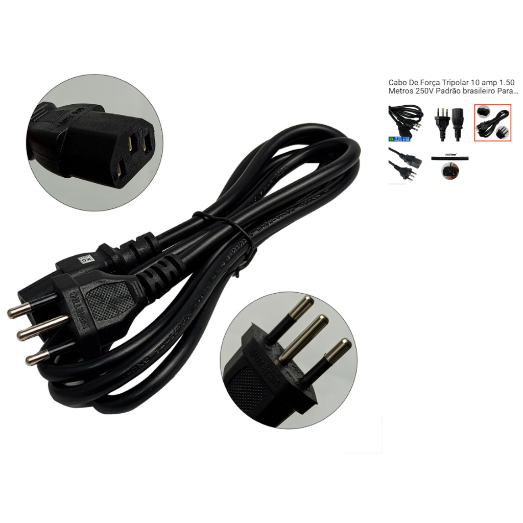 cabo cpu impressora | Shopee Brasil