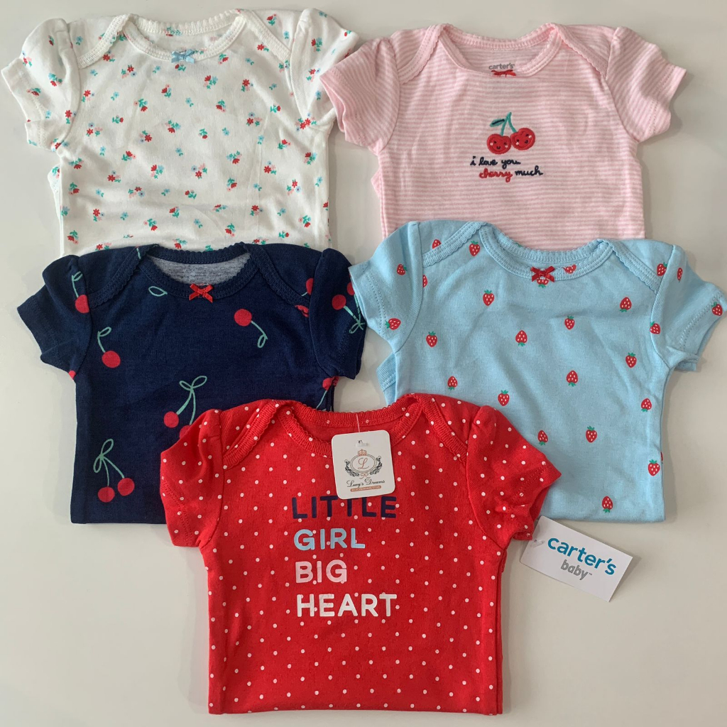 Kit body Little Girl Big Heart - C@rters | Shopee Brasil