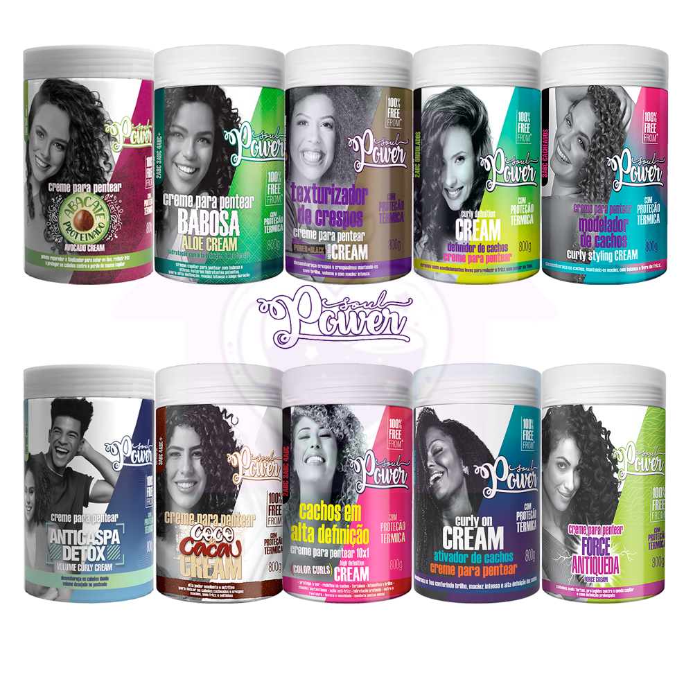 Creme de Pentear Soul Power 800g Potão Todas As Curvaturas | Shopee Brasil