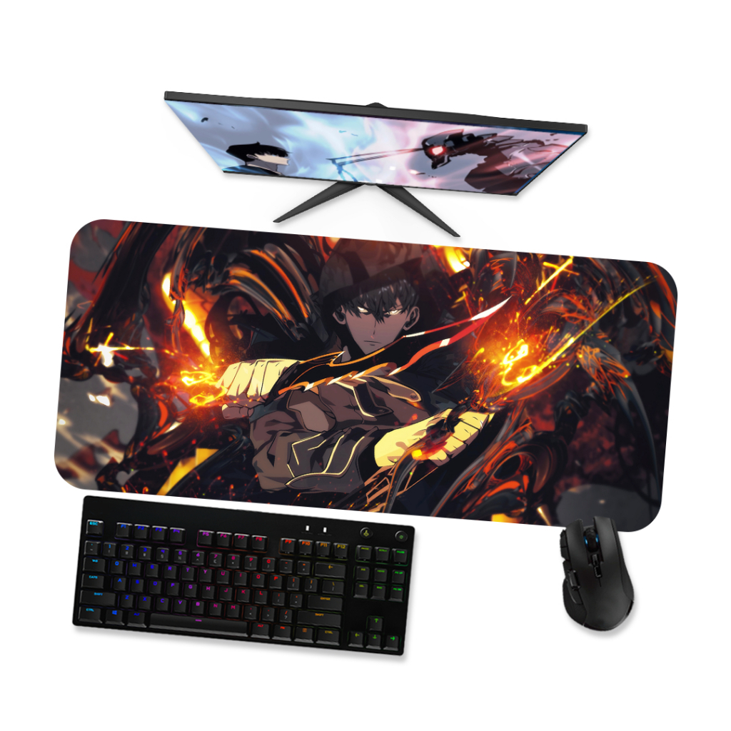 Mouse pad Solo Leveling 4 Anime - Mousepad Gamer 90x40 80x40 60x40 ...