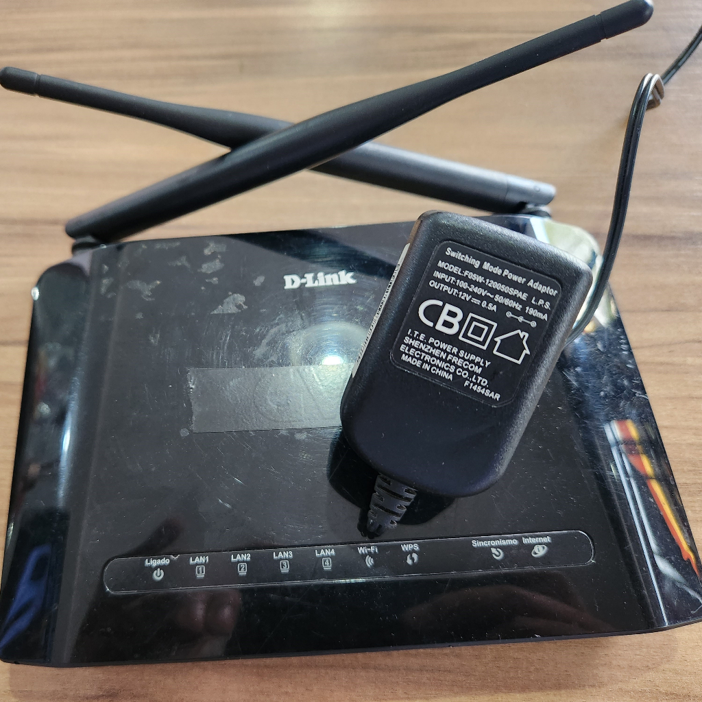 Modem D-Link DSL-2740E com fonte | Shopee Brasil