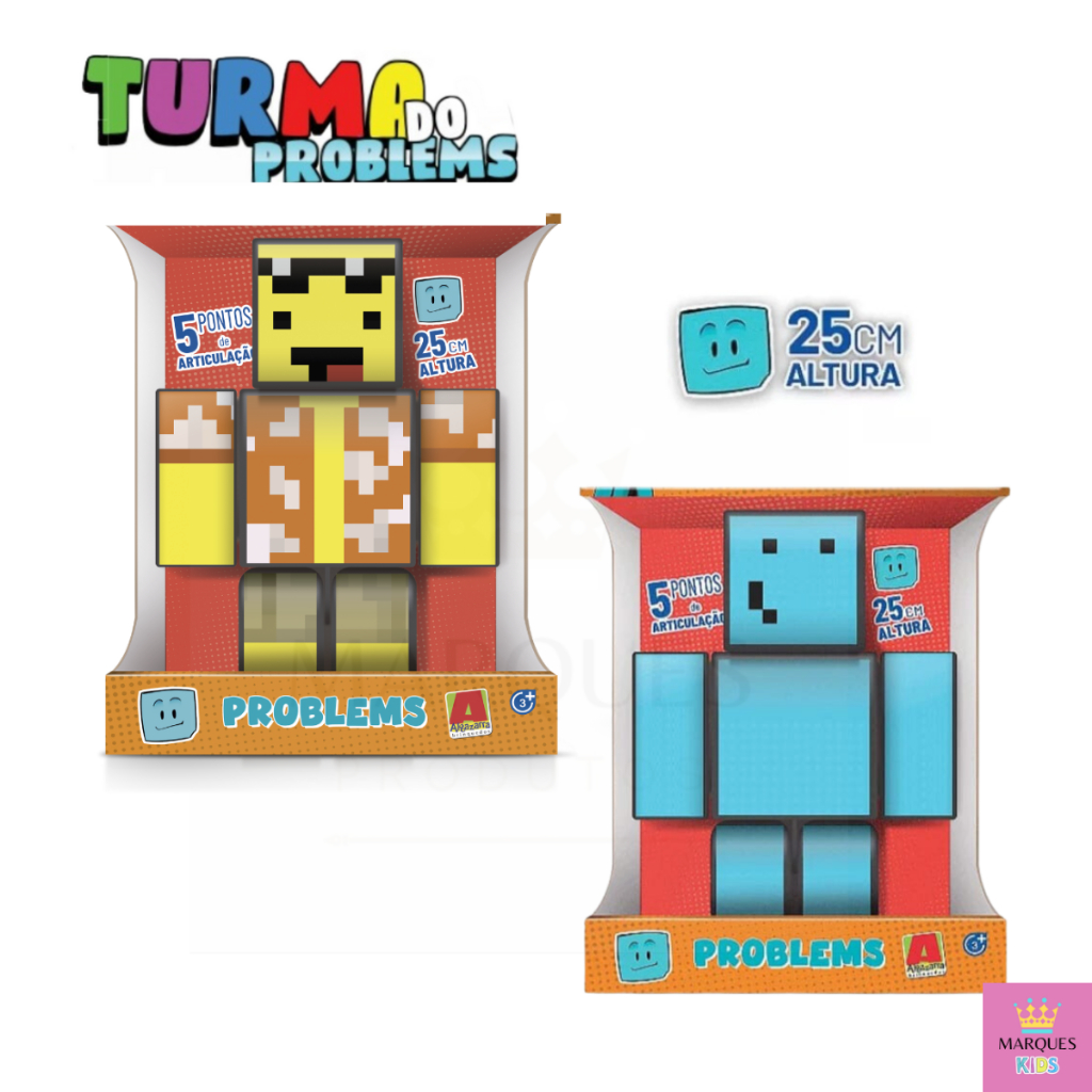 Kit Boneco Mel + Problems 25 cm Minecraft Original | Shopee Brasil
