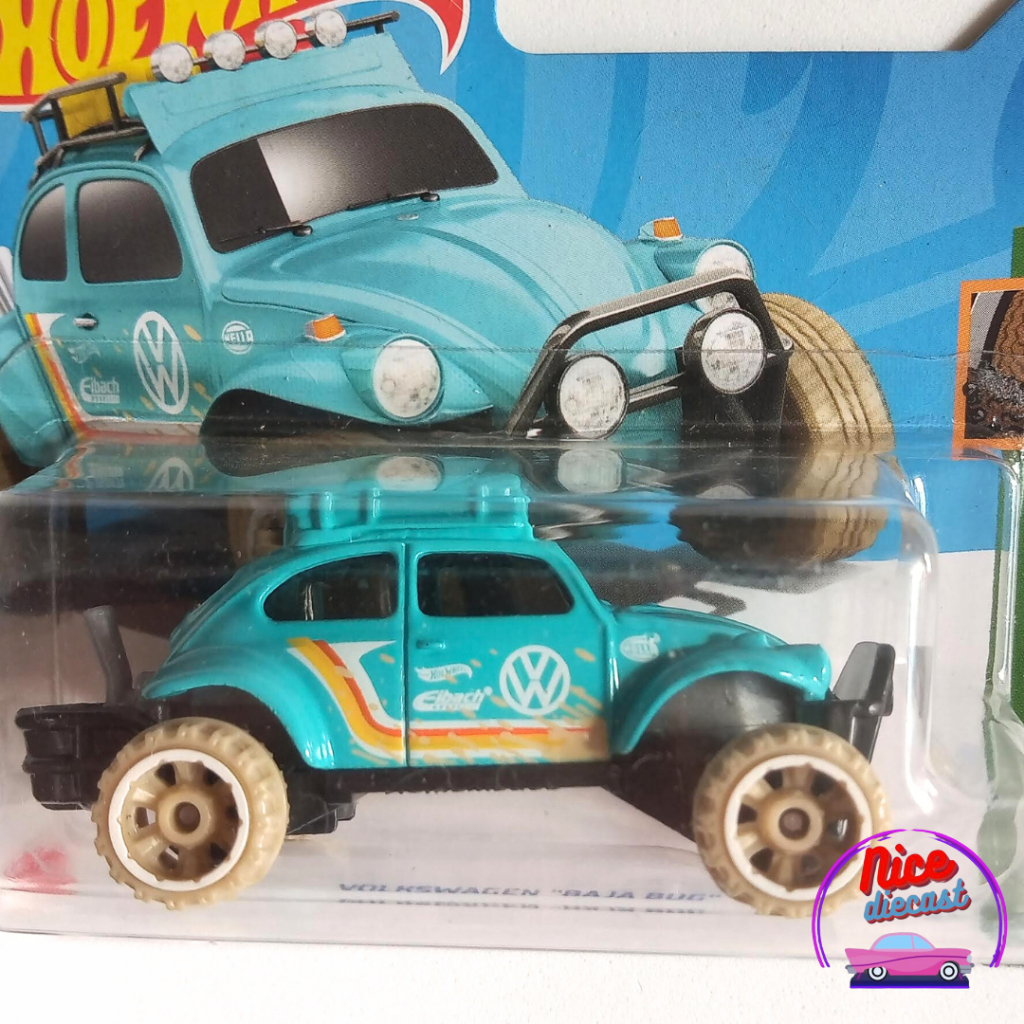 Volkswagen Baja Bug - azul - hotwheels | Shopee Brasil