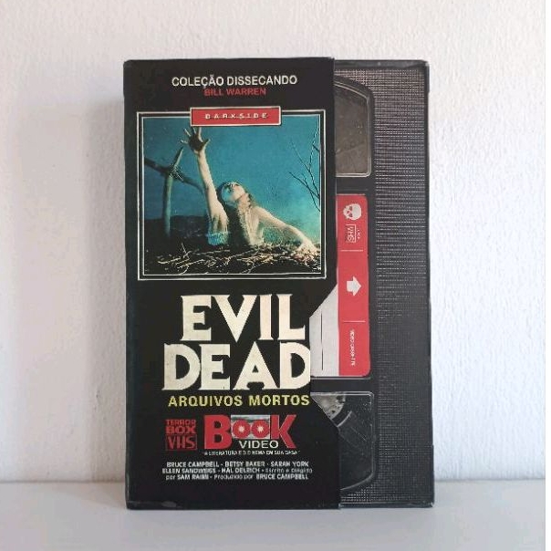 Box Terror Vhs - Evil Dead - Darkside ( Livros nunca lidos, só tirado ...
