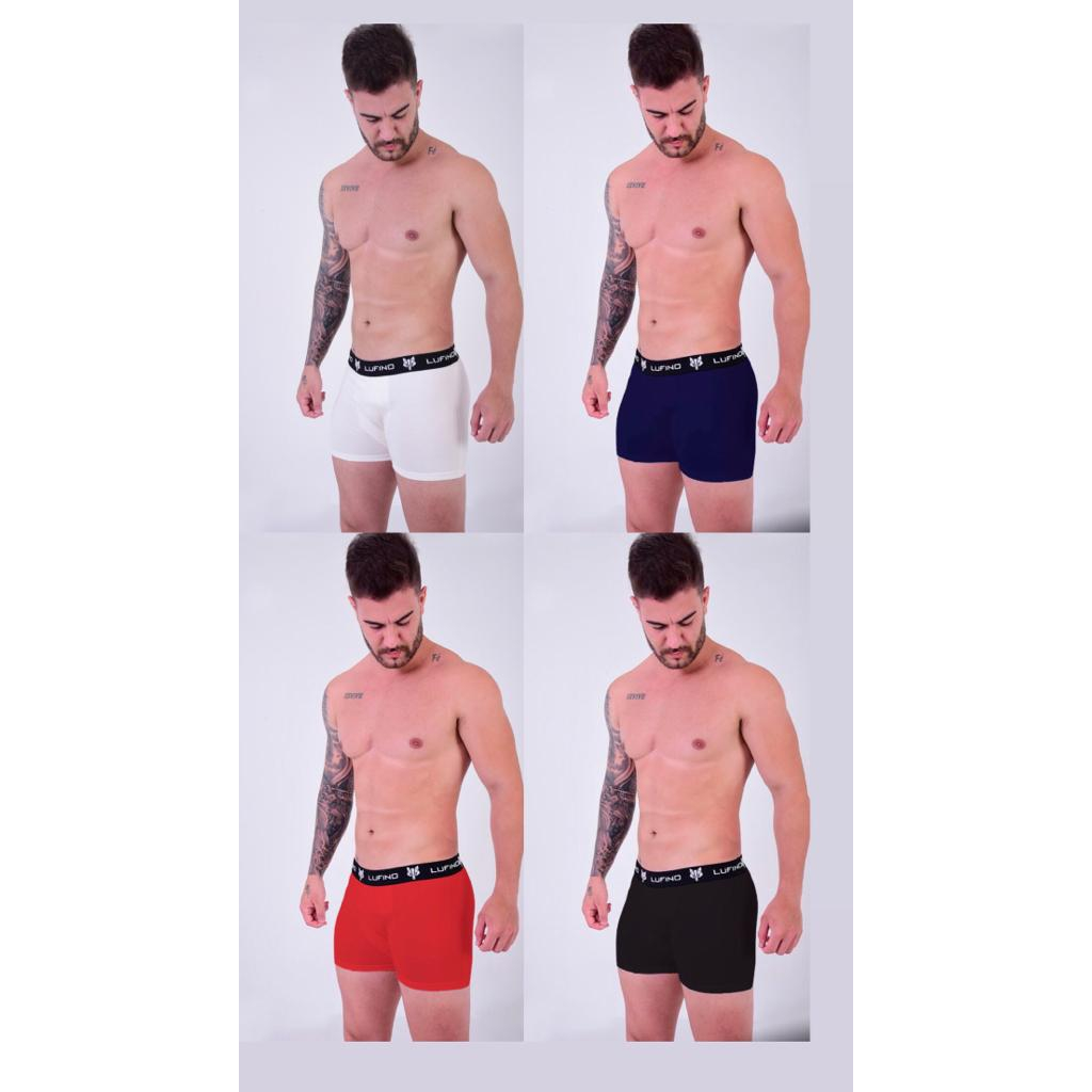 KIT 5 CUECAS BOX VARIADAS EM ALGODAO COM ELASTANO PERUANA FIO EGIPICIO ...