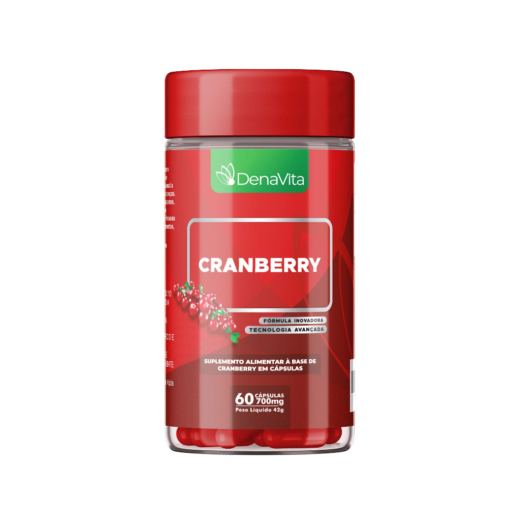 Cranberry Concentrado, 700mg, Fonte de Antioxidante, Fibras e Vitamina ...