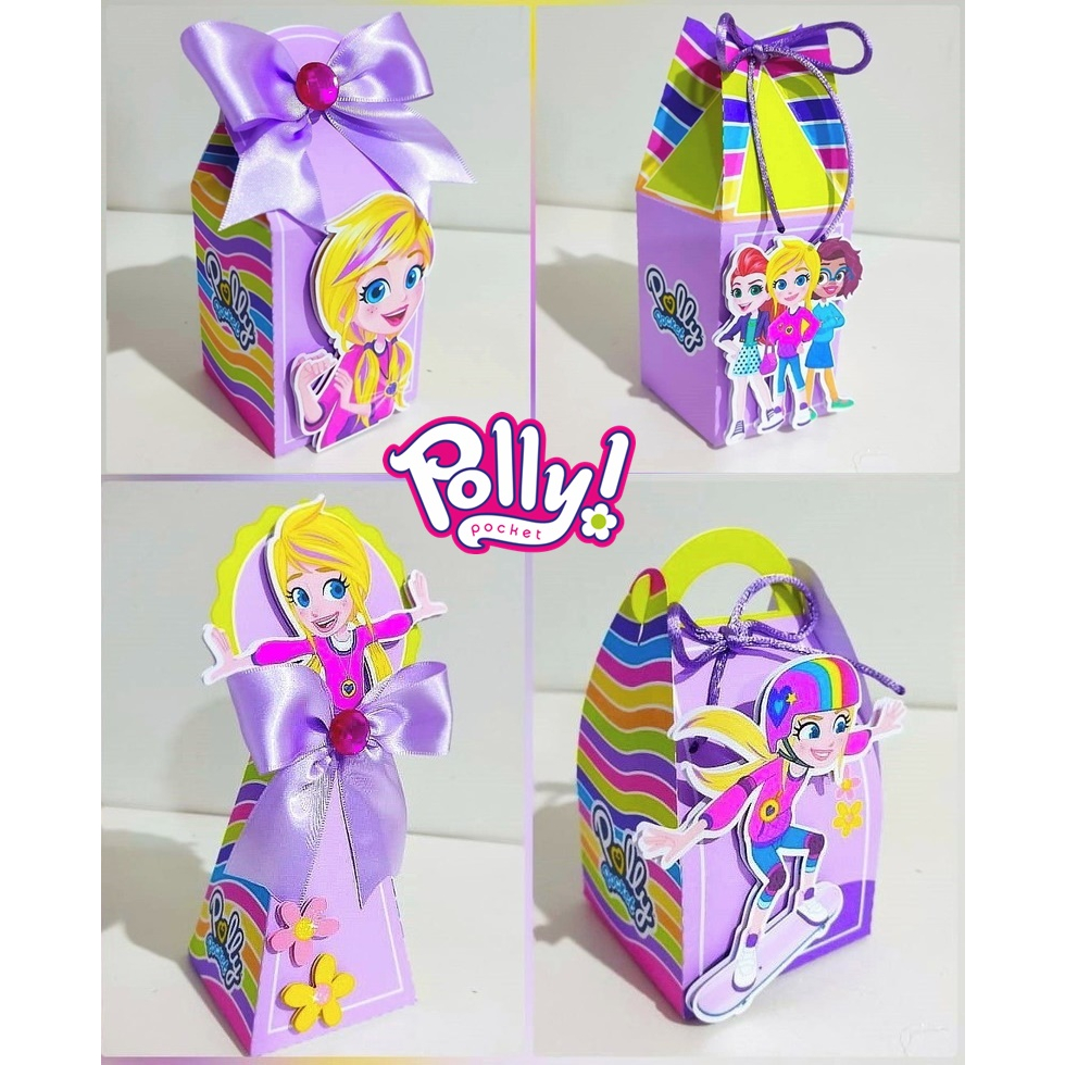 Kit Festa Polly Pocket | Personalizados | Lembrancinhas | Festa ...