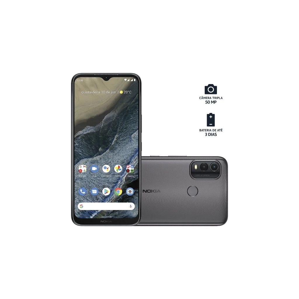 Smartphone Nokia G11 Plus 128GB(64GB+64GB CARTAO) 3GB RAM - NK095 | Shopee Brasil