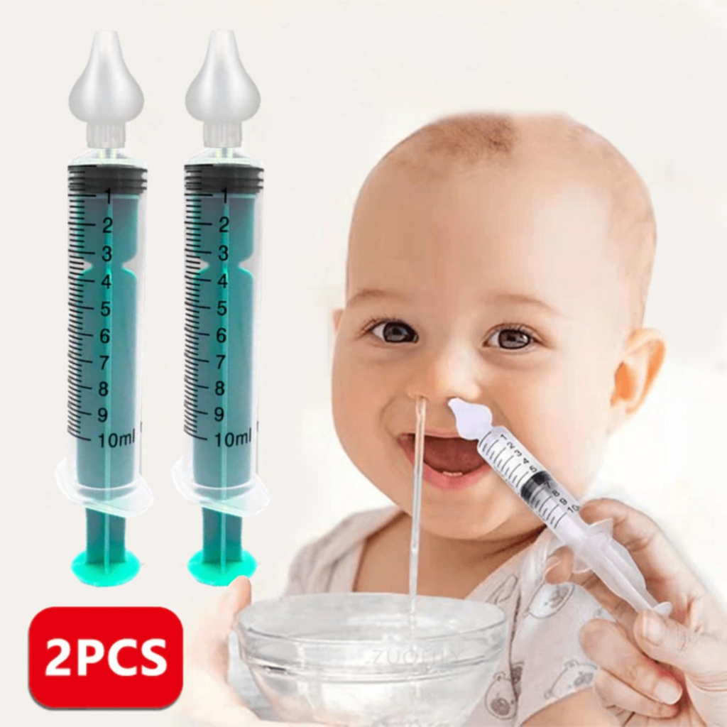 Seringa para lavagem nasal silicone nariz bebe embalado | Shopee Brasil
