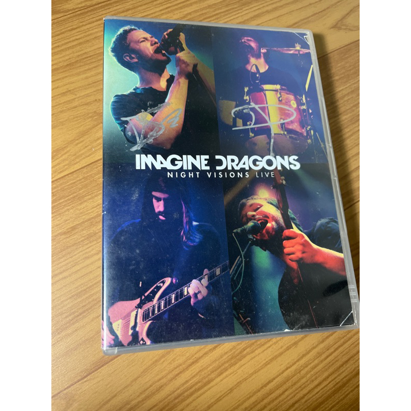 dvd imagine dragons night visions autografado | Shopee Brasil