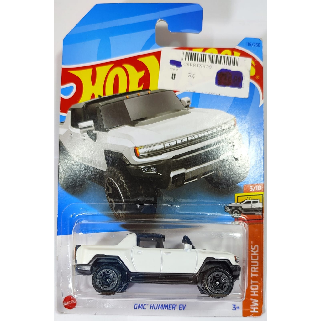 HOT WHEELS - GMC Hummer EV - HW HOT TRUCKS MATTEL | Shopee Brasil