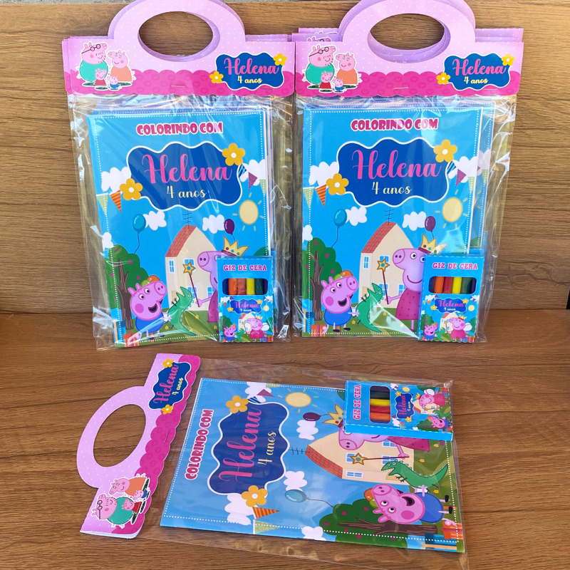 Kit 10 Livrinhos Colorir - Lembrancinha de Aniversário Infantil ...