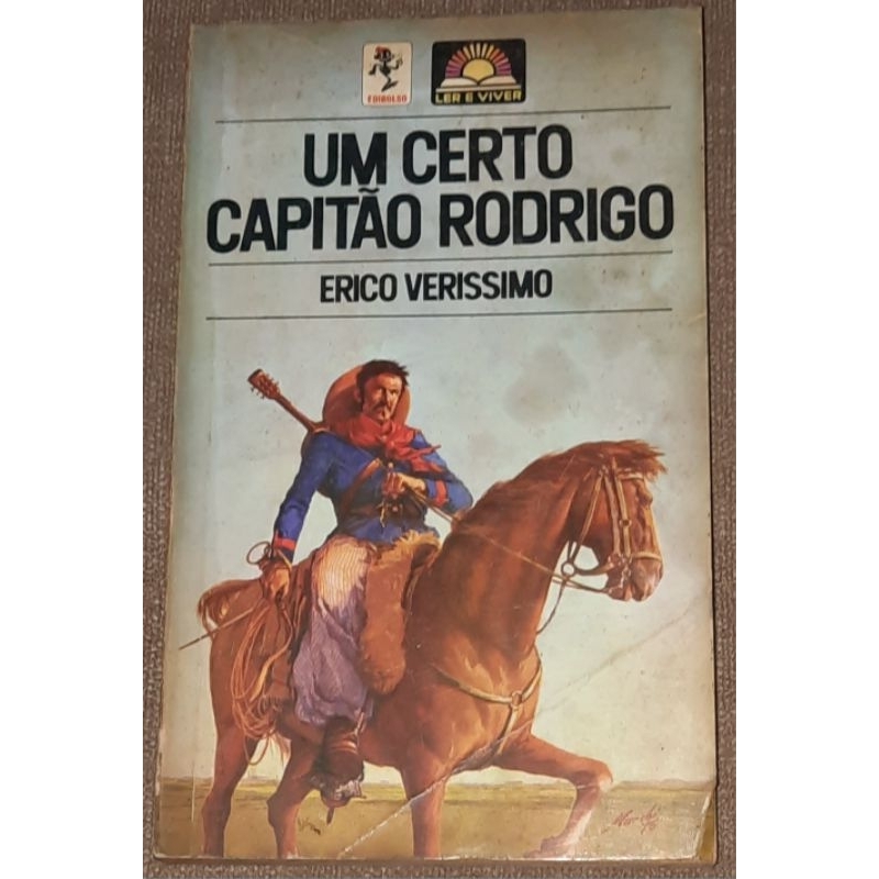 Livro um certo capitão rodrigo Erico Verissimo 1079 | Shopee Brasil