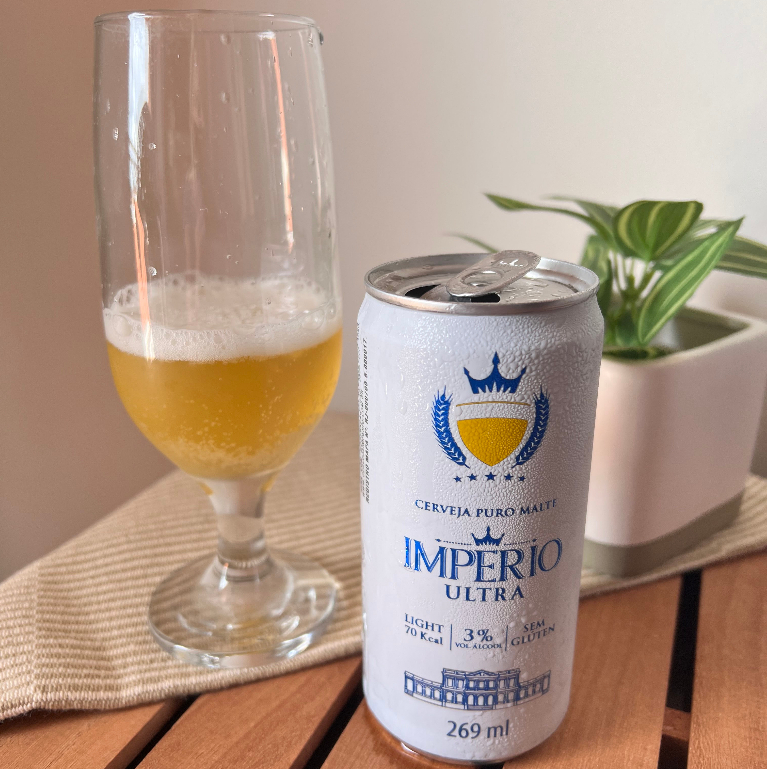 Cerveja Imperio Ultra sem glúten Light baixa caloria Oferta | Shopee Brasil