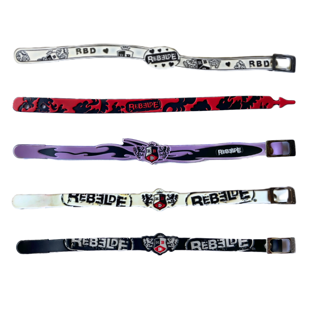 Pulseira Rebelde RBD oficial de 2006 | Shopee Brasil