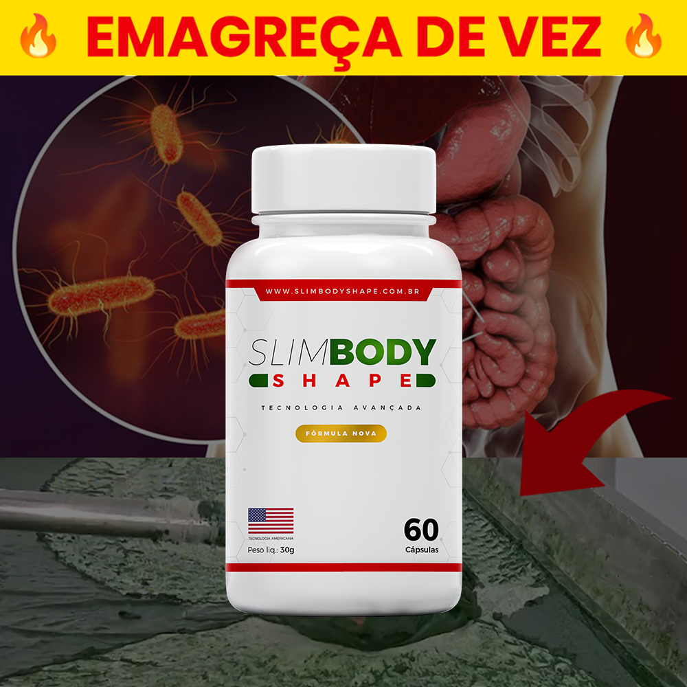Poderoso Emagrecedor Slim Body Shape | 60 Caps | Seca Barriga | Shopee ...