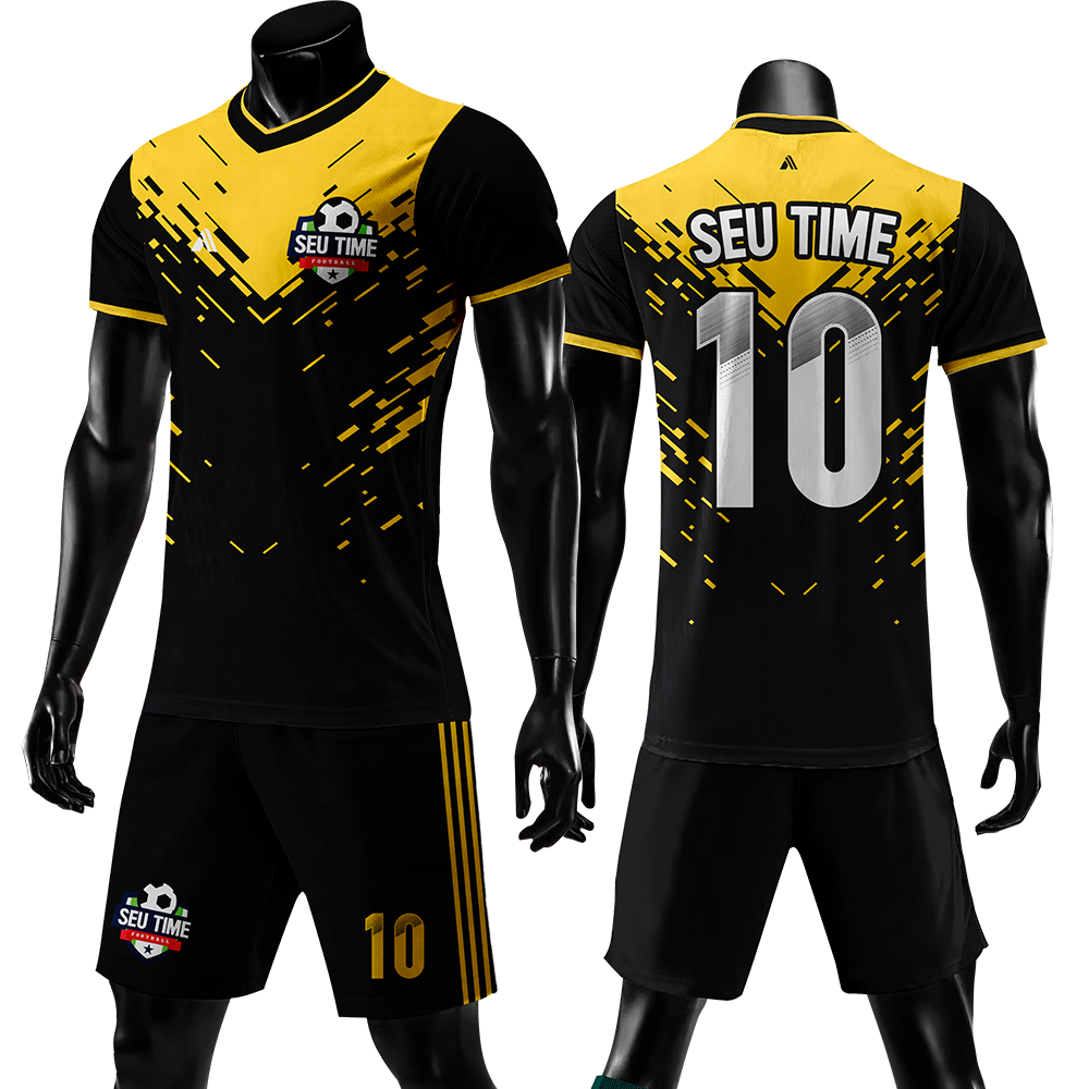 Kit 10 Uniformes De Futebol Personalizados Com O Seu Time PP ao XG ...