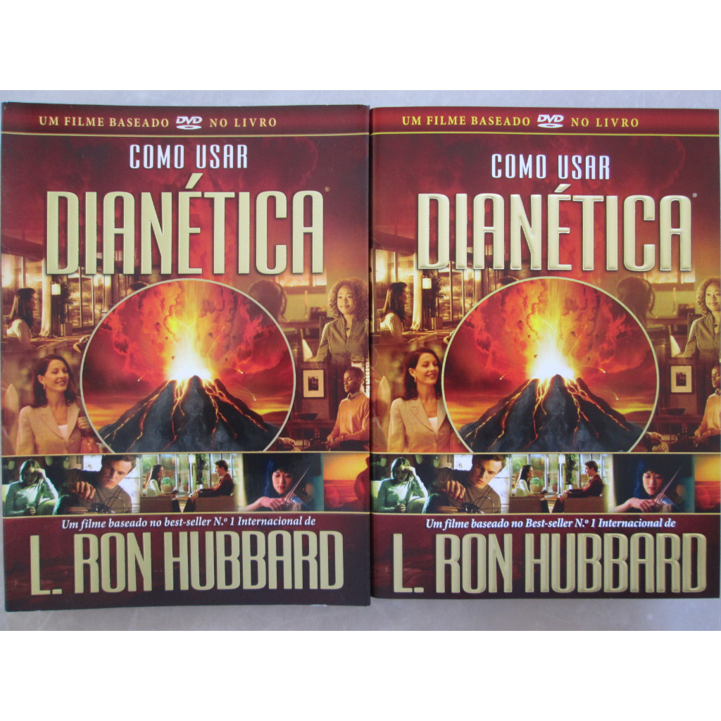 DVD DUPLO - DIANÉTICA / Como Usar Dianética / Um Filme Baseado No Livro / L, Ron Hubbard / Com ...