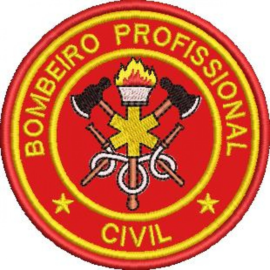 Patch Bordado Bombeiro Civil | Shopee Brasil