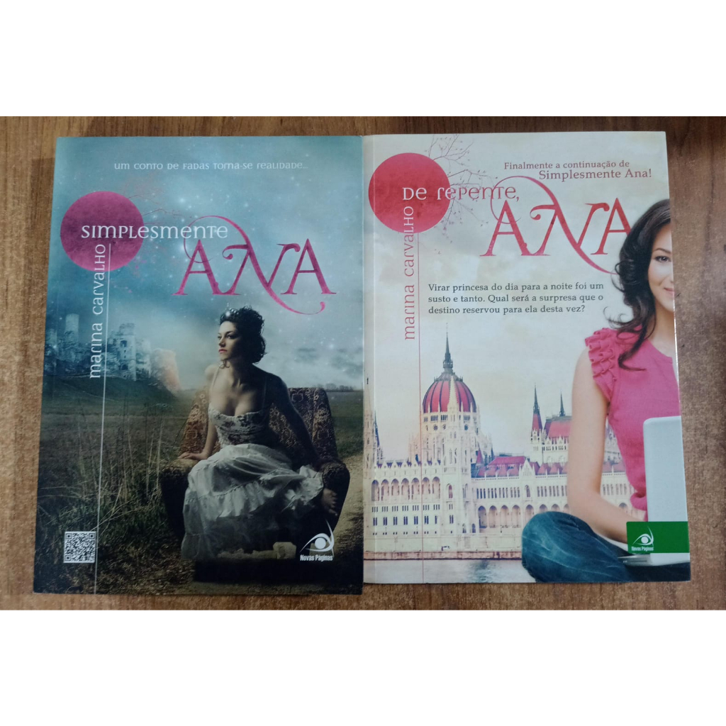 Livro Simplesmente Ana e de Repente Ana | Shopee Brasil