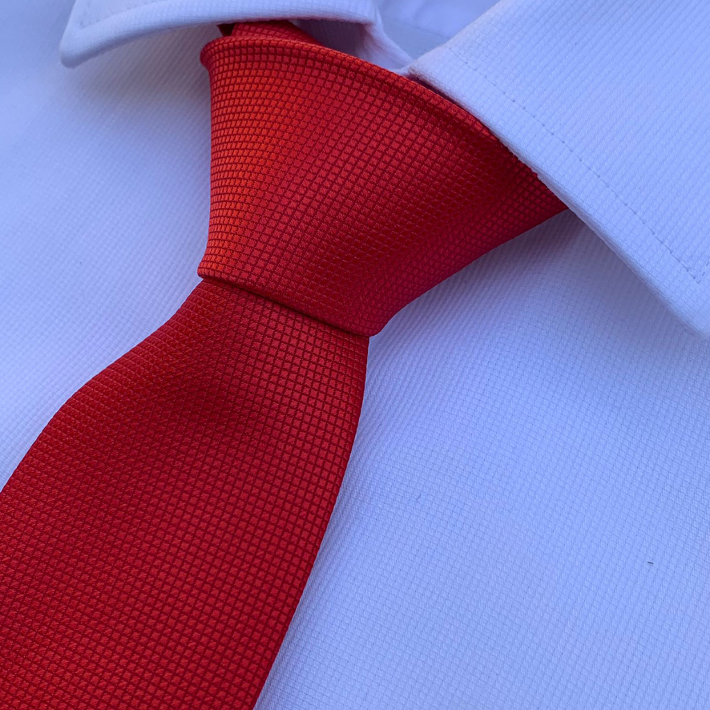 Gravata Vermelha Semi Slim Para Padrinhos de Casamento Noivos ...