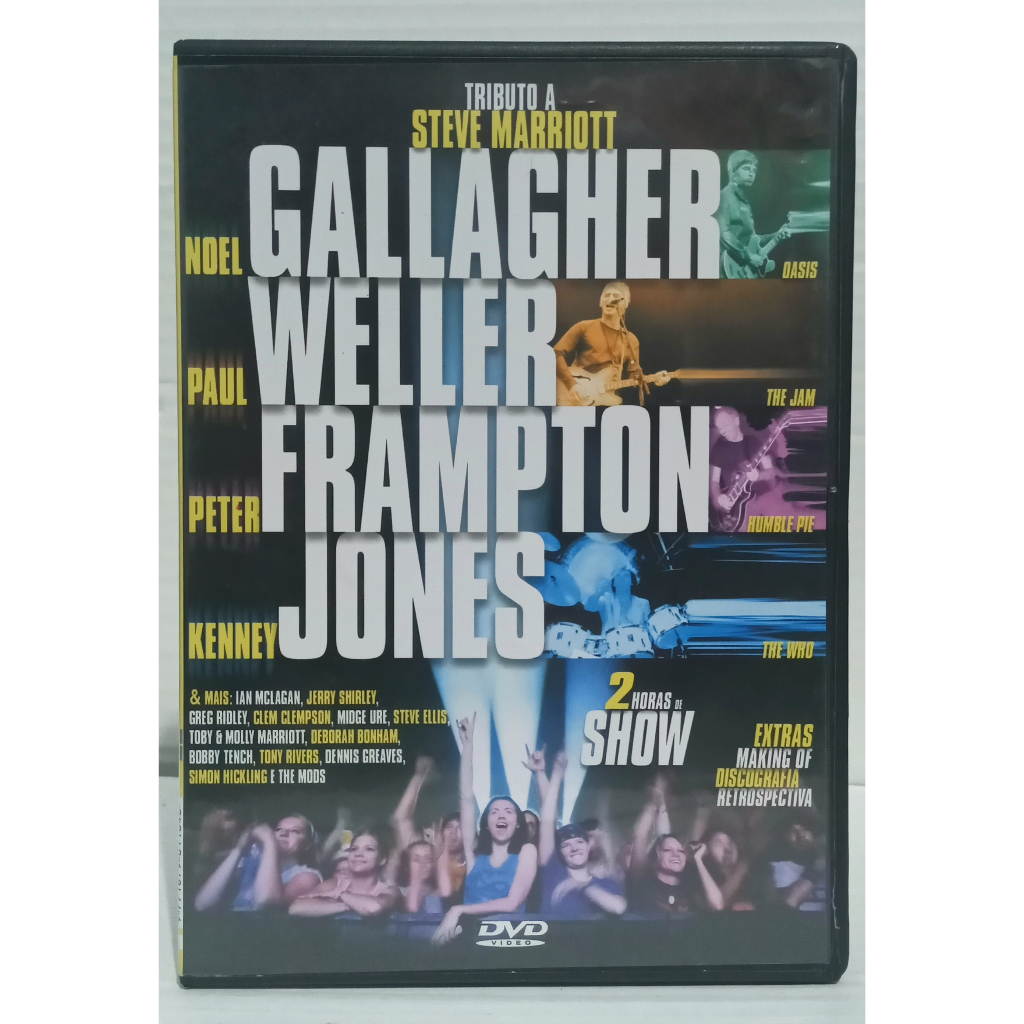 Dvd Tributo a Steve Marriott - Noel Gallagher + Peter Frampton (Novo ...